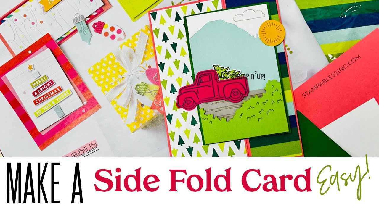 Make an Easy Side Fold Card - YouTube