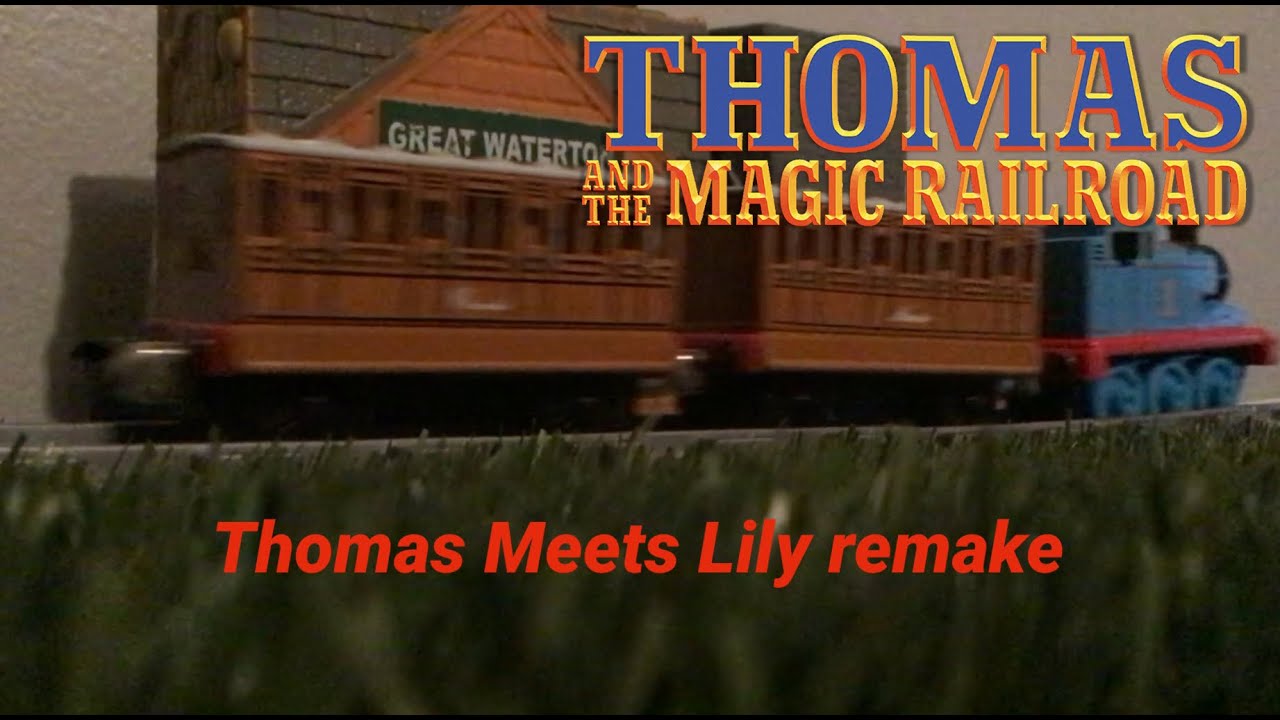 Thomas meets Lily | TATMR remake ( Stop motion test ) - YouTube