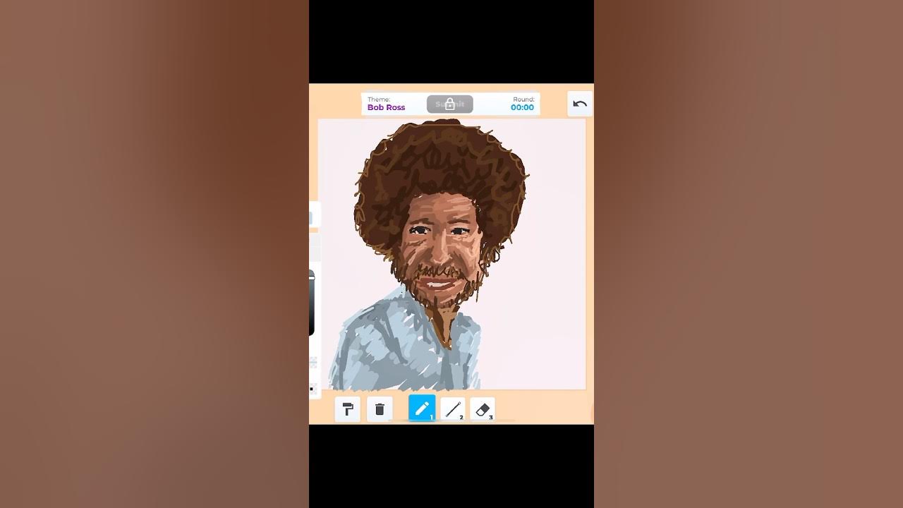 How to draw Bob Ross? #speeddraw #roblox #drawing #illustration # ...