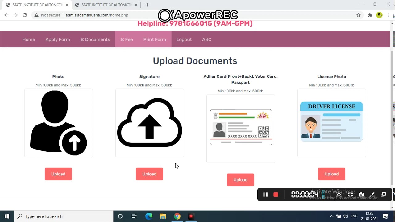 HOW TO APPLY ONLINE FOR HMV/HTV LICENCE || state institute of ...