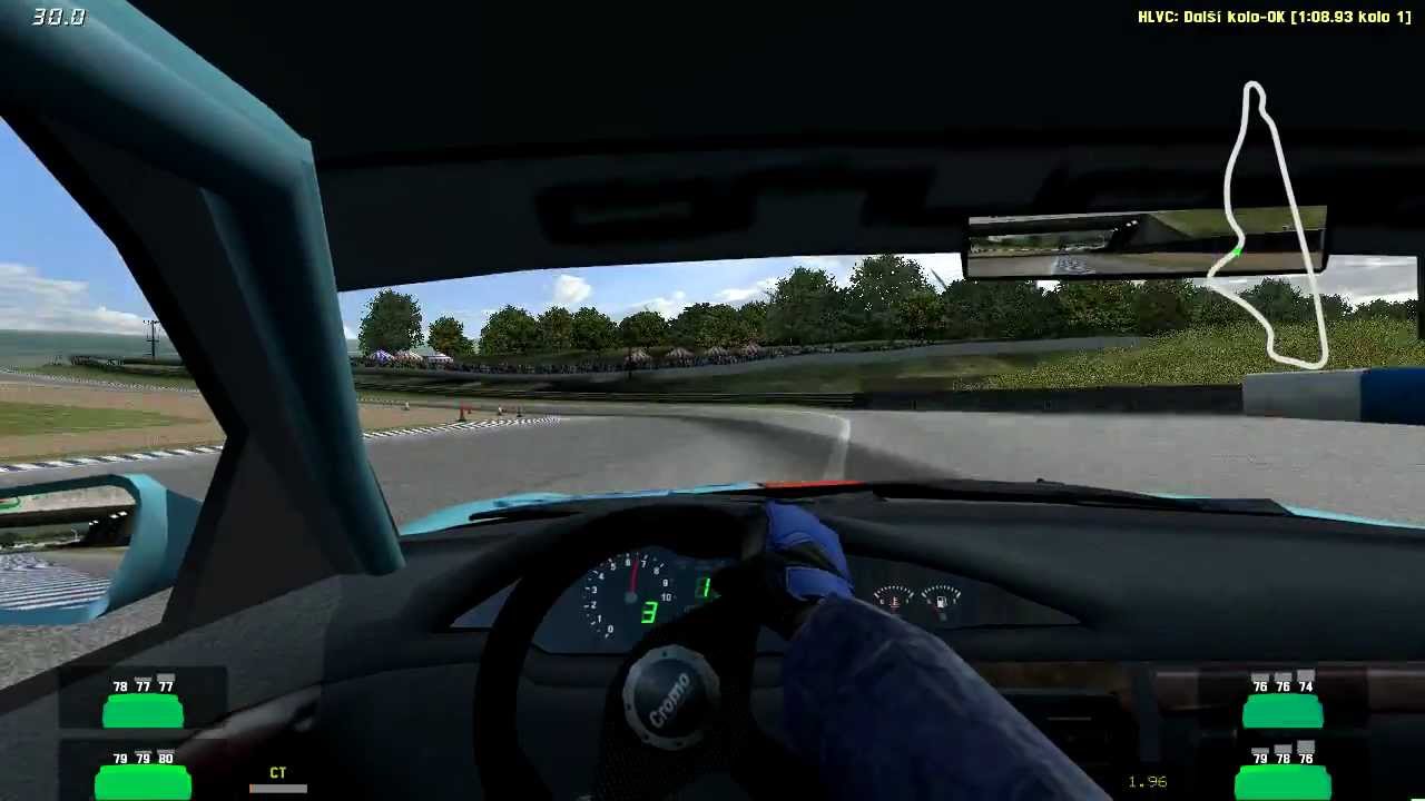 LFS - the fastest czech hotlap at Blackwood with FZR (1:08.93) - YouTube