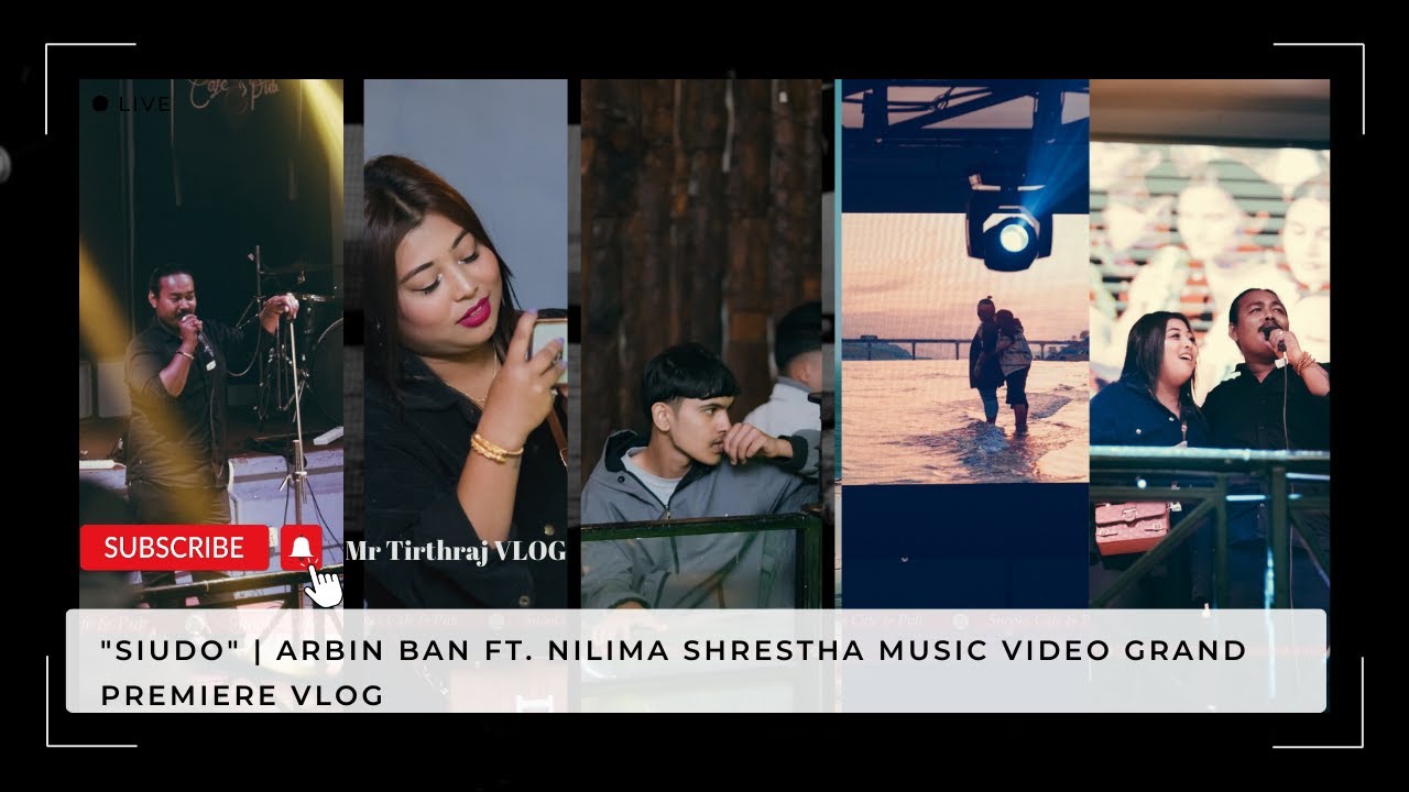 "SIUDO" | ARBIN BAN FT. NILIMA SHRESTHA MUSIC VIDEO Grand Premiere VLOG....[EP:54] - YouTube