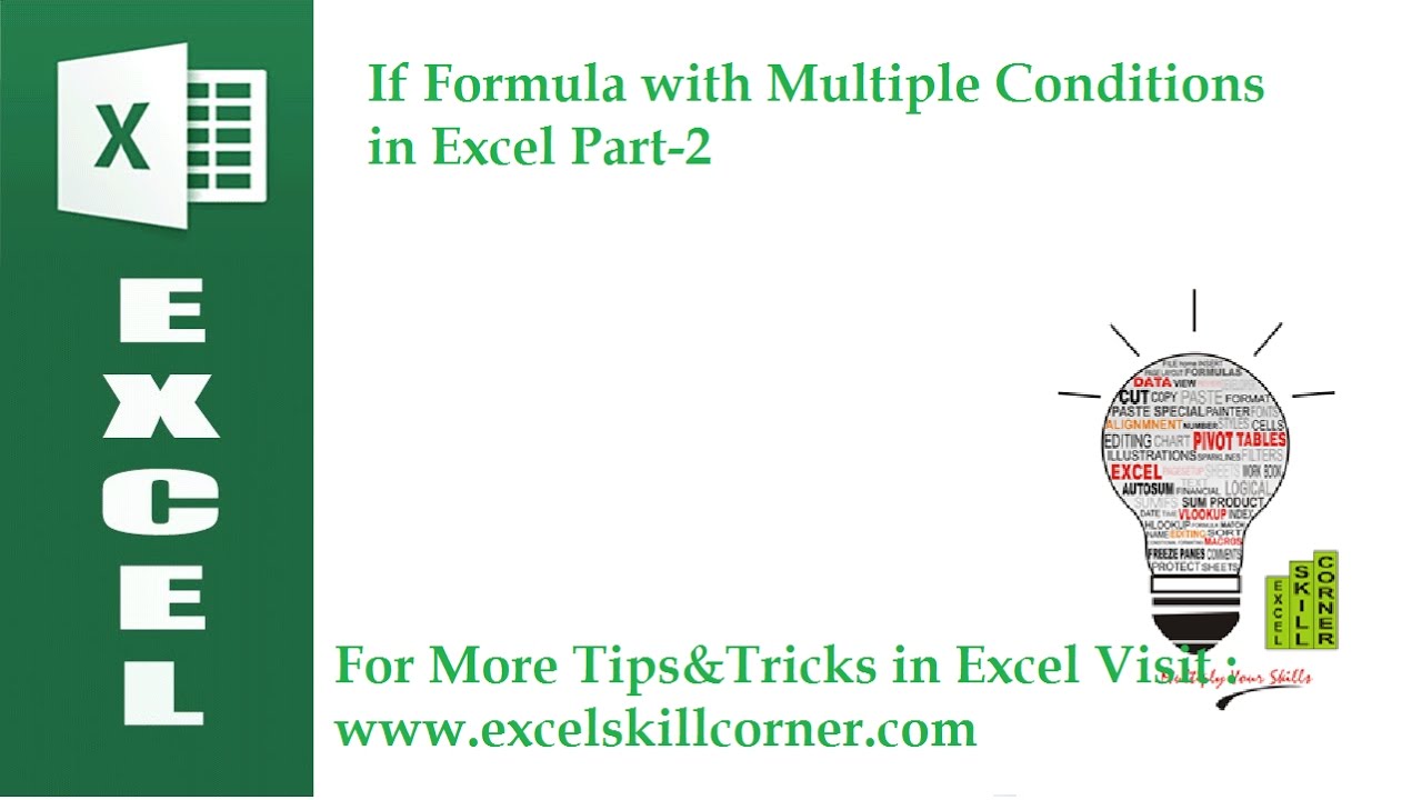 If Formula With Multiple Conditions In Excel Part 2 YouTube if-formula-with-multiple-conditions-in-excel-part-2-youtube