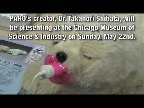 PARO Robot Seal - Chicago Museum of Science & Industry - YouTube