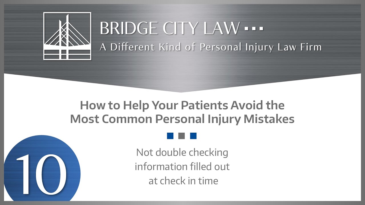 [FOR MEDICAL PROVIDERS] #10 Not Double Checking Information Filled Out ...
