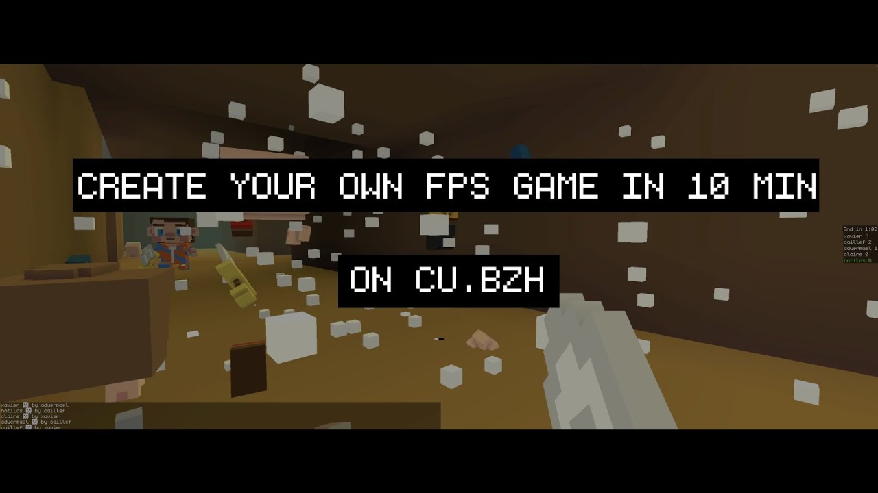 QuakeForAll - Make your own Quake in 10 minutes with Cubzh - YouTube