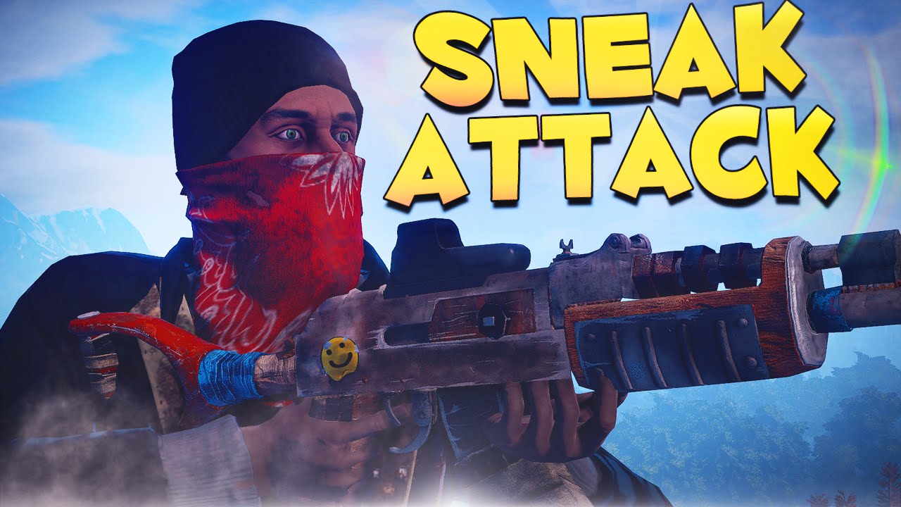 SNEAK ATTACK! - Rust SOLO Survival! - YouTube