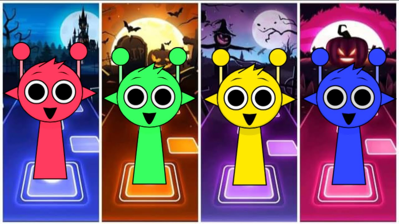 TILESHOP 🔝#incredibox SPRUNKI RED 🆚 SPRUNKI BULE 🆚 SPRUNKI ORENGE🆚 ...