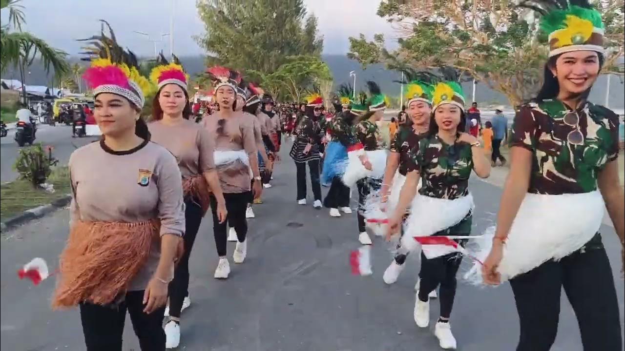 karnaval budaya nusantara-KKST KAIMANA - YouTube