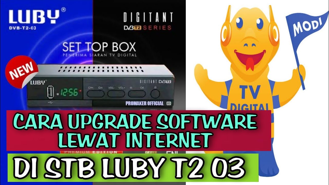 Cara Terbaru Update Software Di STB Luby T2 03 Melalui Internet - YouTube