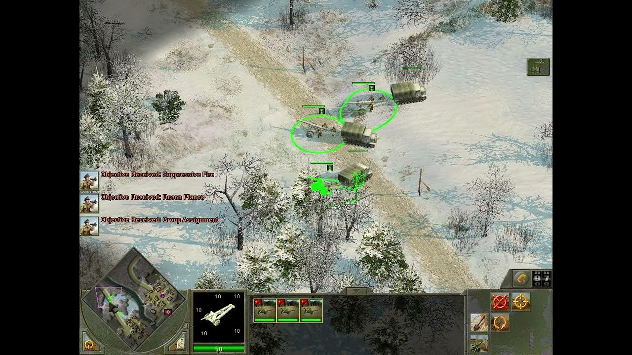 Blitzkrieg II tutorial (3 /4) artyleria - YouTube