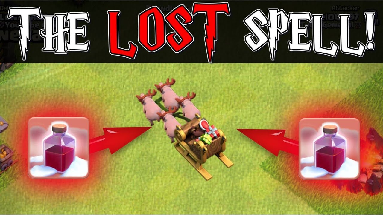 WHAT IS THE "SANTA SPELL"?! - THE FORGOTTEN SPELL INSIDE OF Clash Of ...