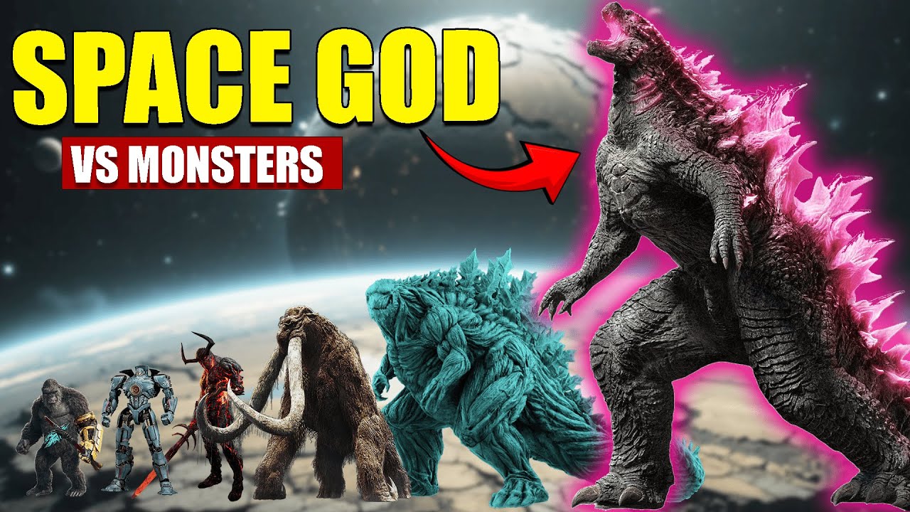 Evolved Godzilla vs All Monsters | 3D Monster Size Comparison 2025 ...