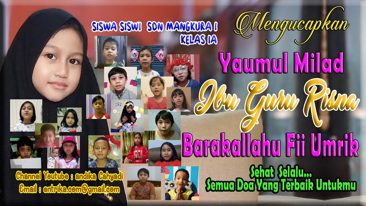 Selamat Ulang Tahun Ibu Risna, Guru Kami Tercinta - YouTube