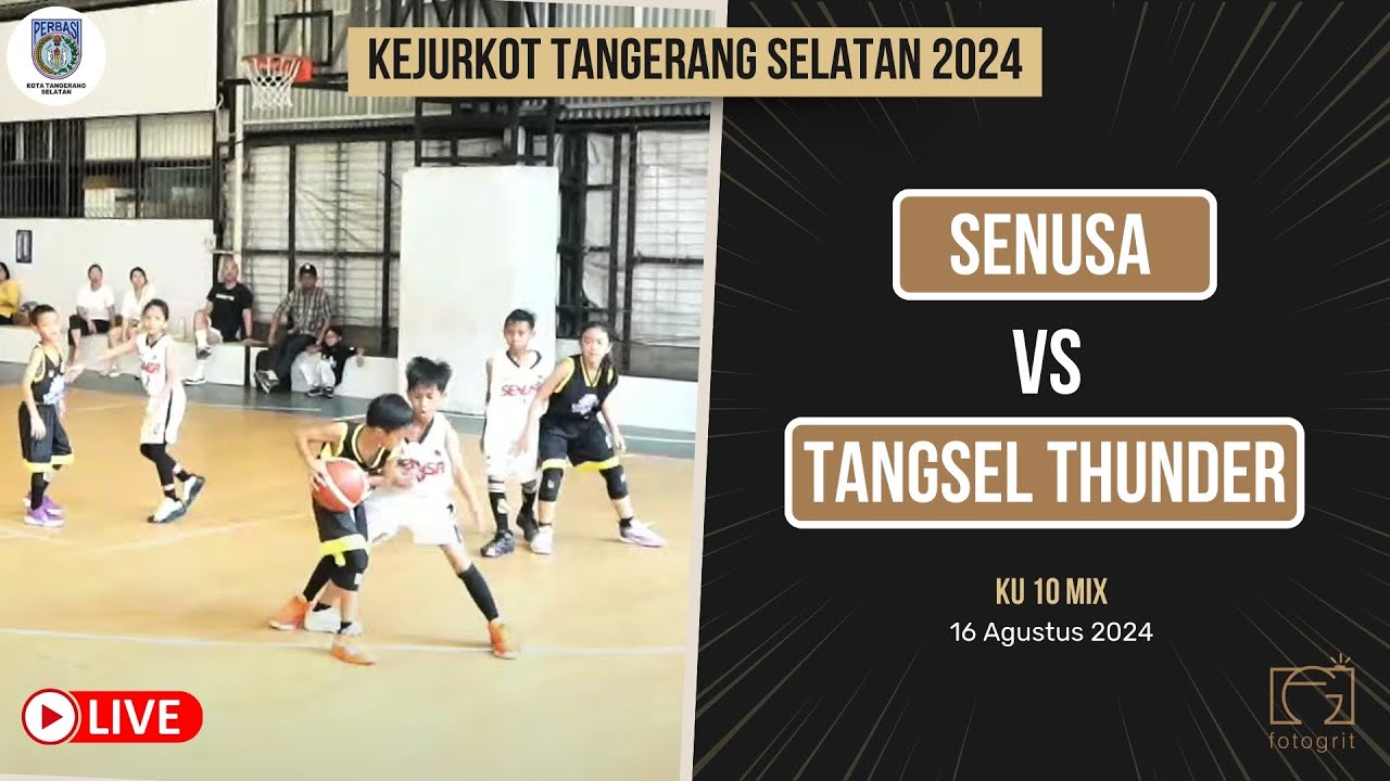 [KEJURKOT TANGSEL 2024] SENUSA VS TANGSEL THUNDER - KU 10 MIX - YouTube