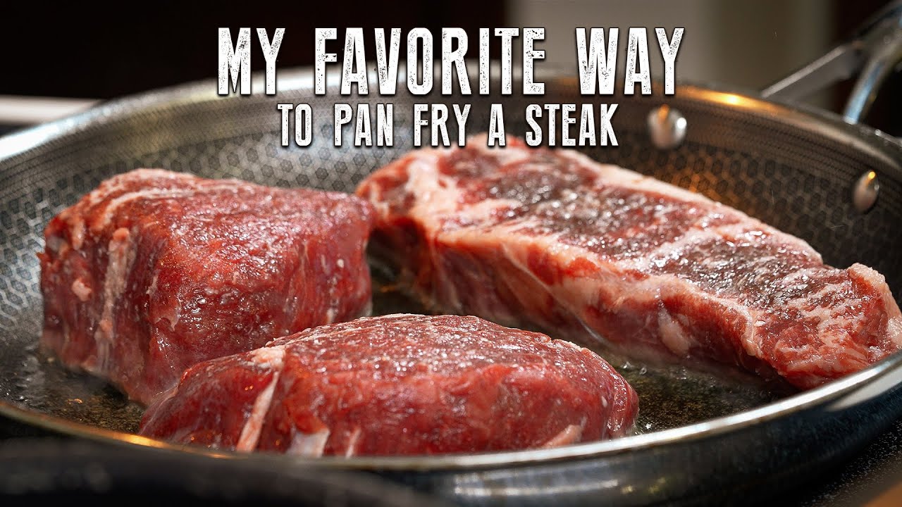 Steak Perfection with a Frying Pan: Step-by-Step Guide - YouTube