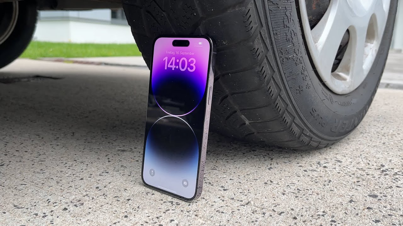 iPhone 14 Pro vs Car - YouTube