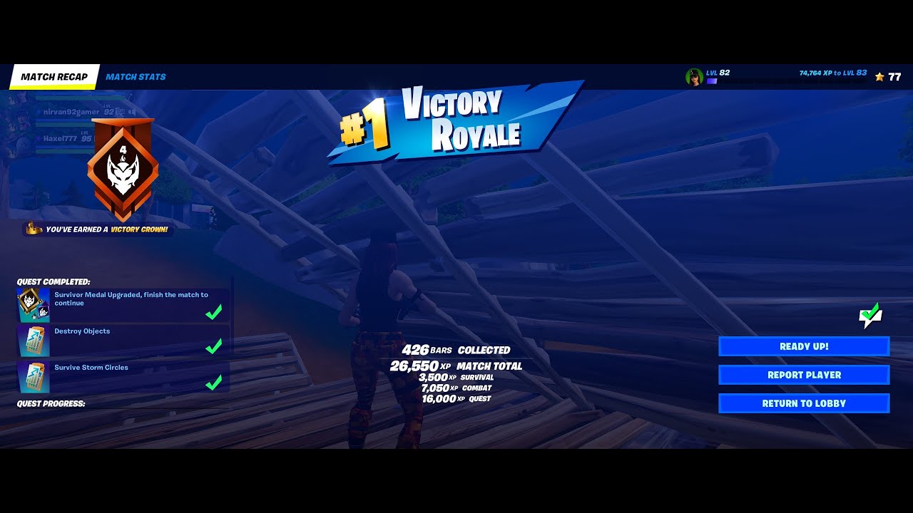 Fortnite T 4 C 4 Ultimo Recurso Esquadrones Victoria Magistral 22 Kills