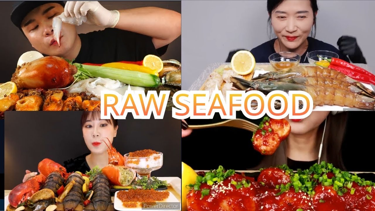 【BEST ASMR】Raw Seafood #18 MUKBANG 떵개떵 ddeonggae,Najin,JULIET ASMR ...