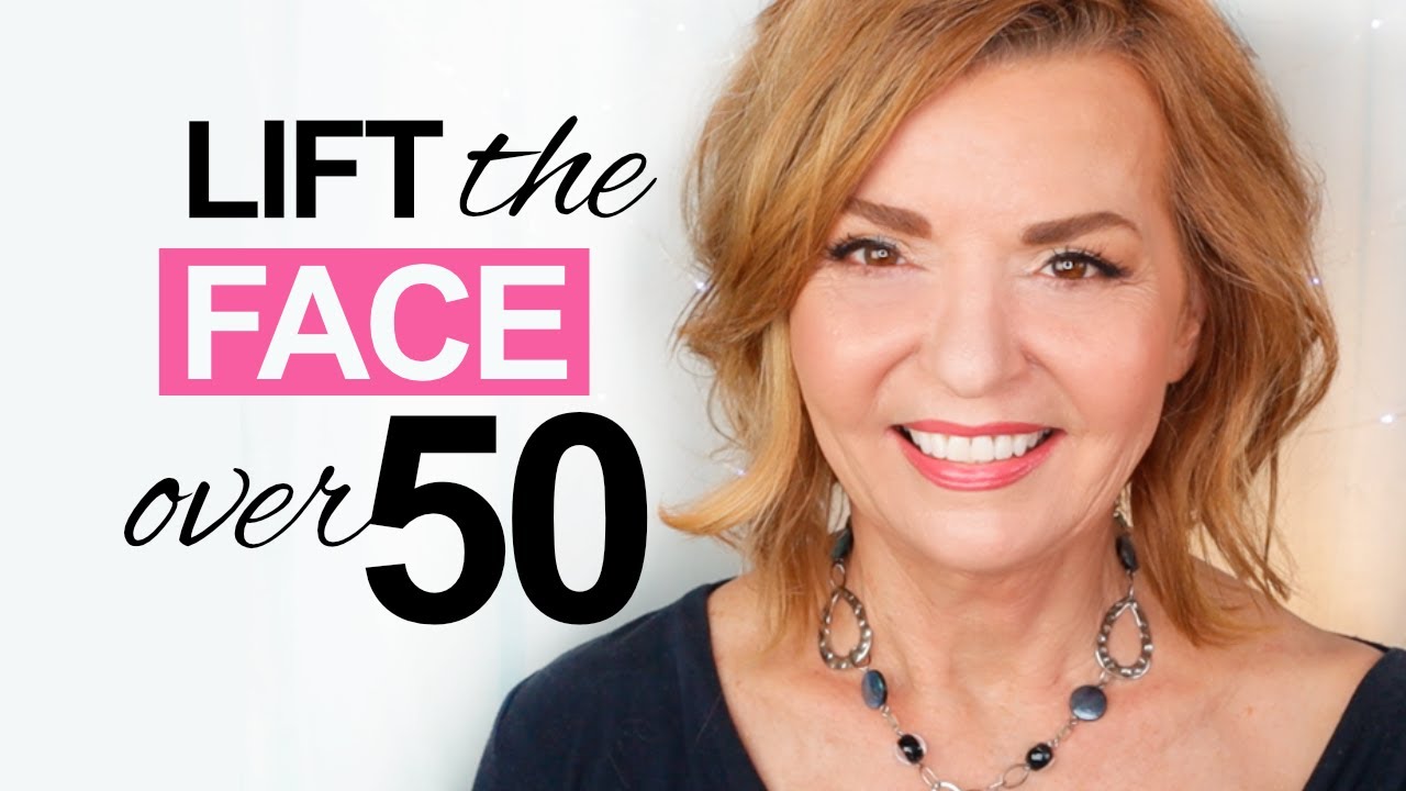 GRWM - Tips to Lift the Face Over 50 - YouTube
