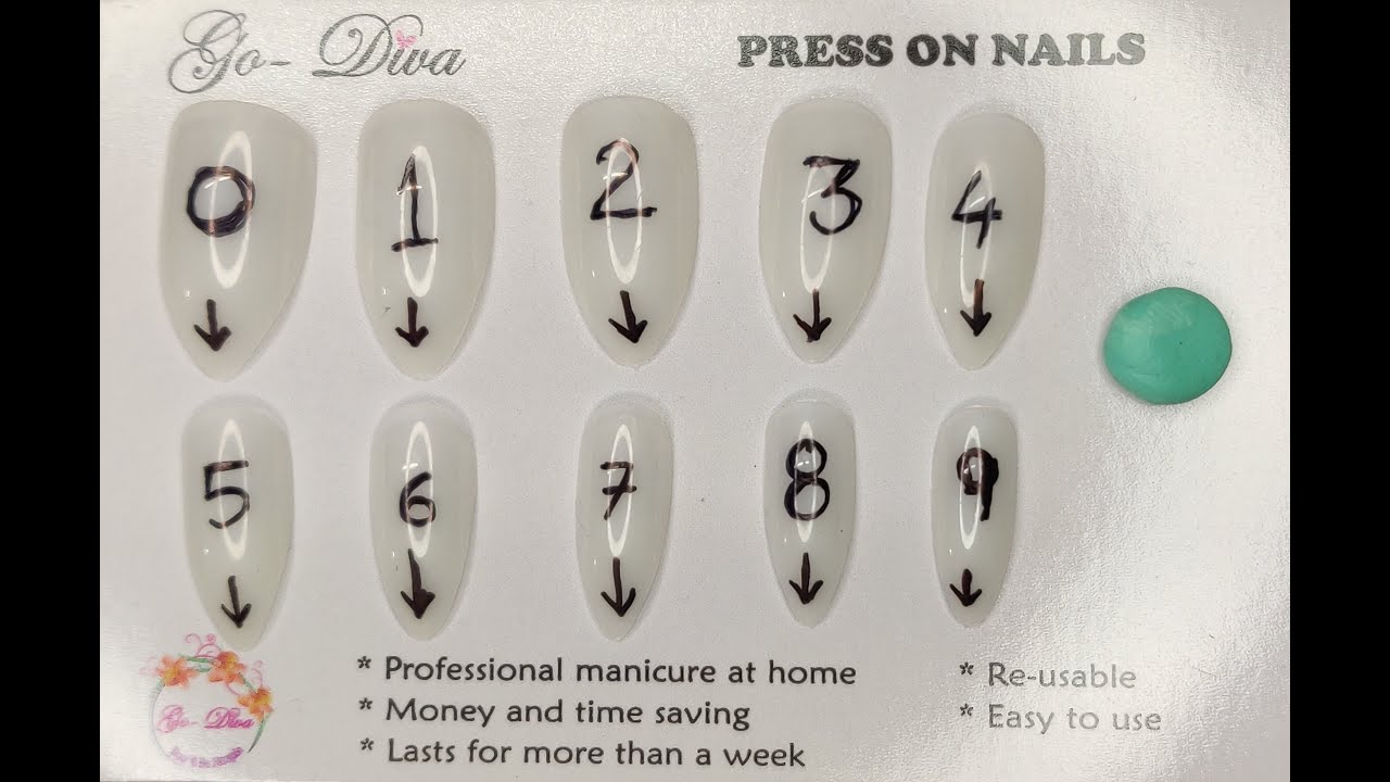 Measuring Nail Size using Sample Kit - YouTube