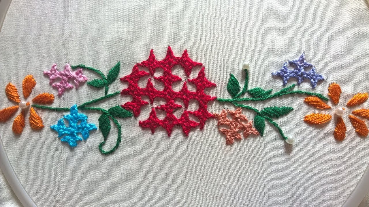 How to Sindhi tanka Embroidery Design Stitching Sindh kadhai karni Ka ...