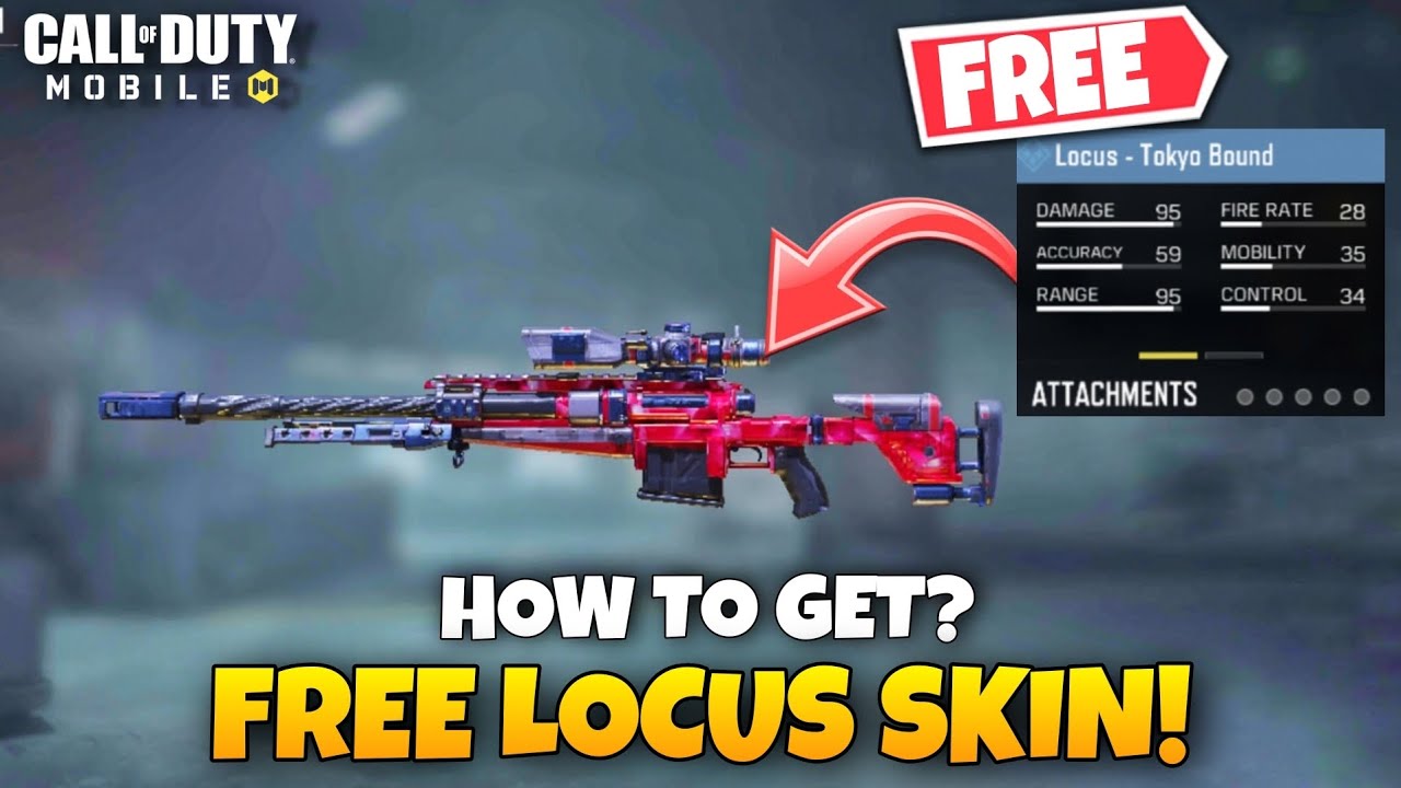*NEW* Unlock FREE Locus - Tokyo Bound skin | Free sniper skin | Free ...