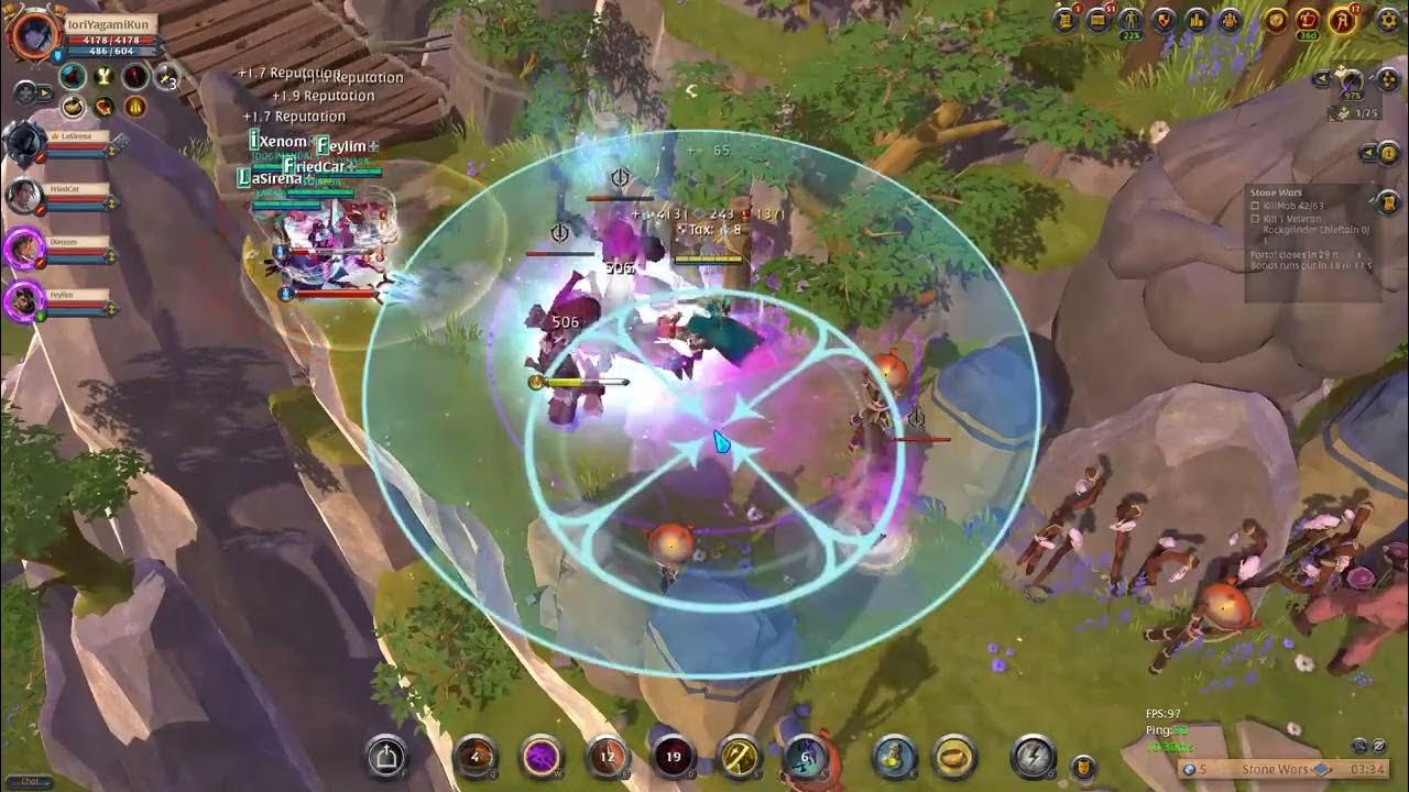 Training HCE Stone Wars (Tank POV) - ALBION ONLINE EAST - YouTube
