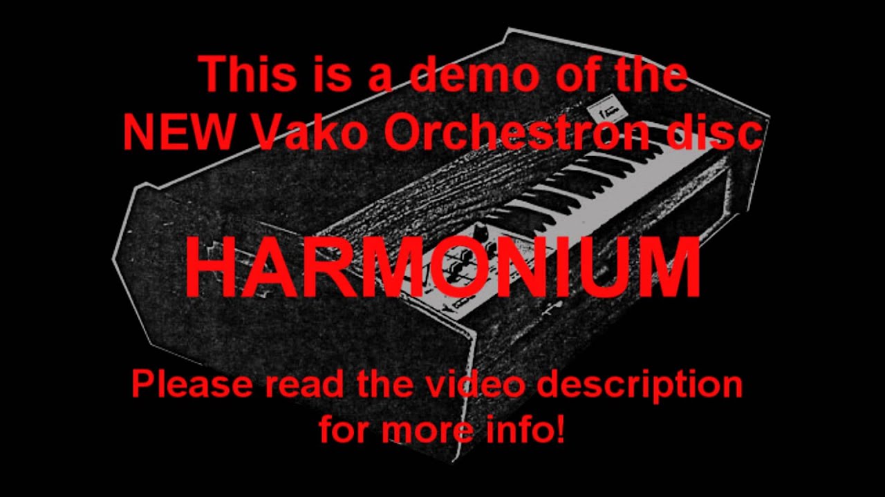 New 2015 Vako Orchestron Disc - HARMONIUM - YouTube