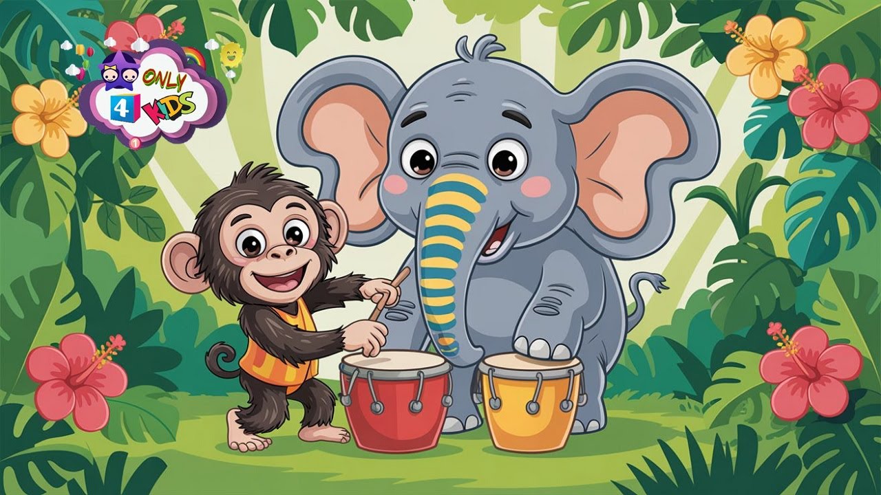 Jungle Beat: Munki and Trunk | Kids Songs and Nursery Rhymes | Only 4 ...