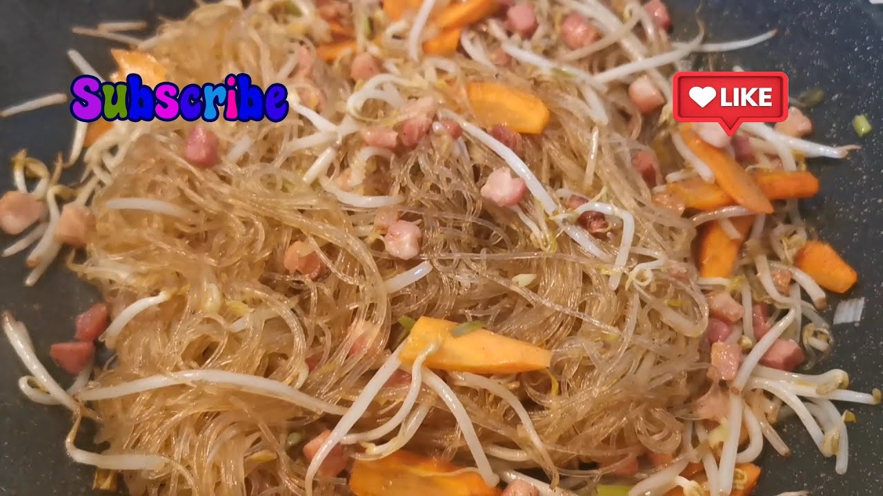 SIMPLE STIR FRY VERMICELLI/GLASS NOODLES || EASY PANCIT RECIPE - YouTube