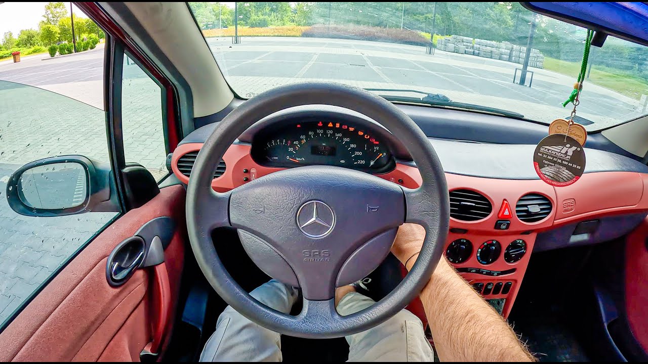 2001 Mercedes Class A [W168 1.4 82HP] |0-100| POV Test Drive #1738 Joe ...