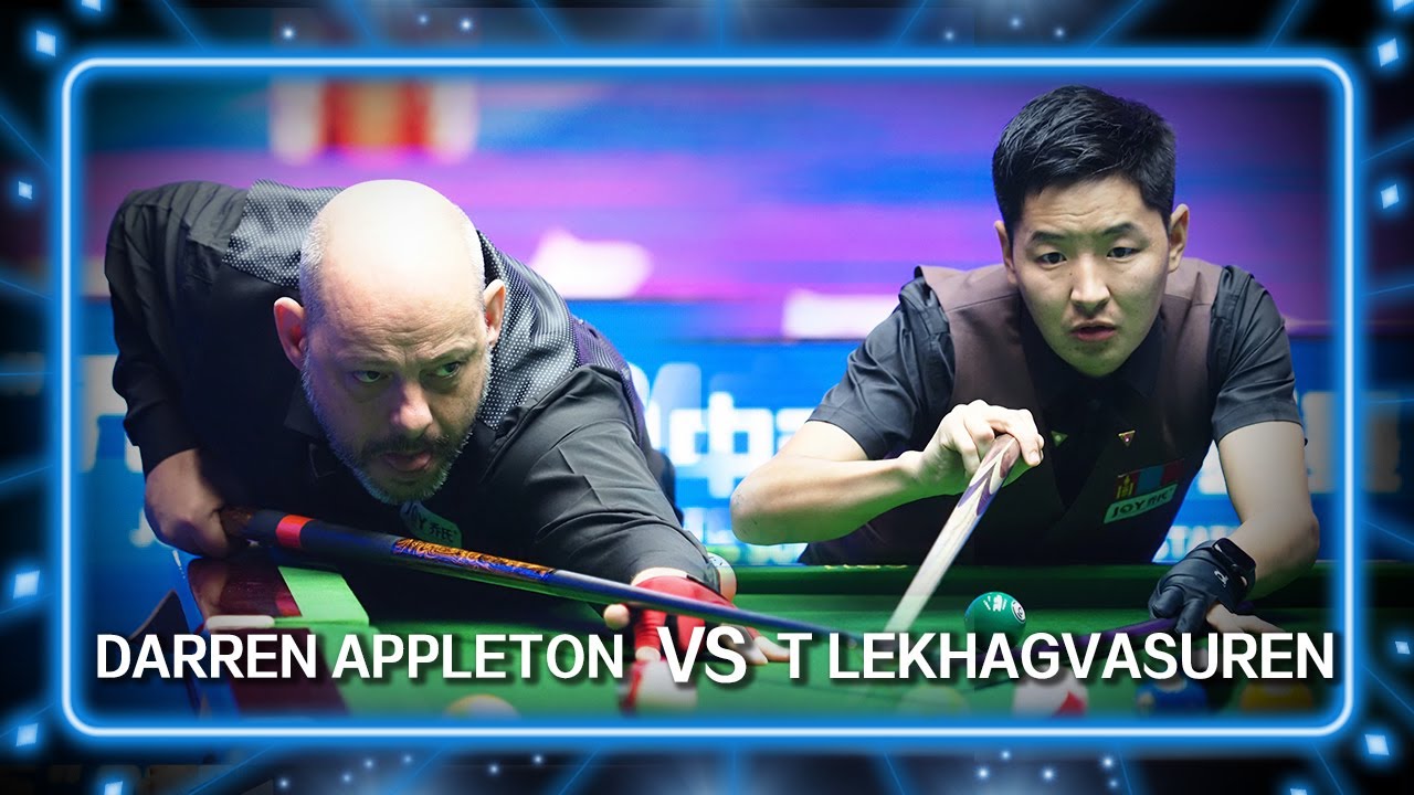 DARREN APPLETON （US）VS T LEKHAGVASUREN（MG）2024 JOY Heyball Masters Leshan Station - YouTube