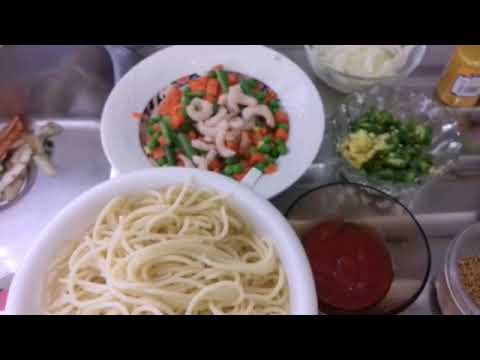 Home made chaumain - YouTube