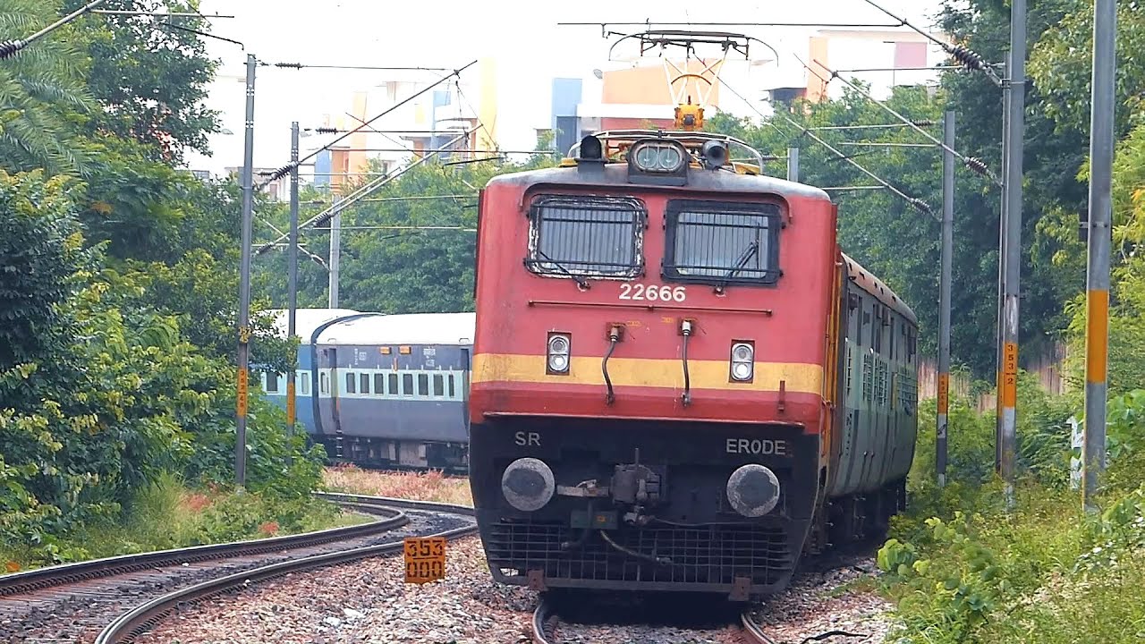 EVIL 666 brings the 12 hour late Train : Indian Railways - YouTube