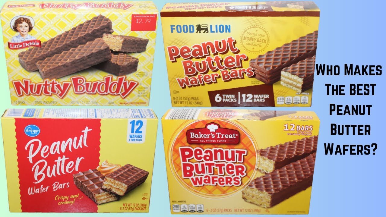 Who Makes the BEST Peanut Butter Wafer Bars? Little Debbie, Food Lion, Kroger or Baker’s Treat ...