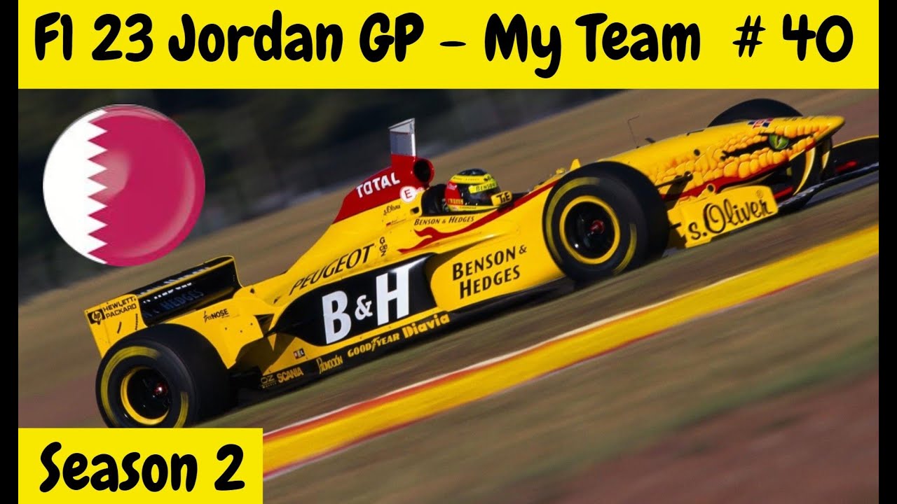 F1 23 - Jordan GP My Team : Season 2 Ep 39 Race 17 - Qatar GP , Lusail ...