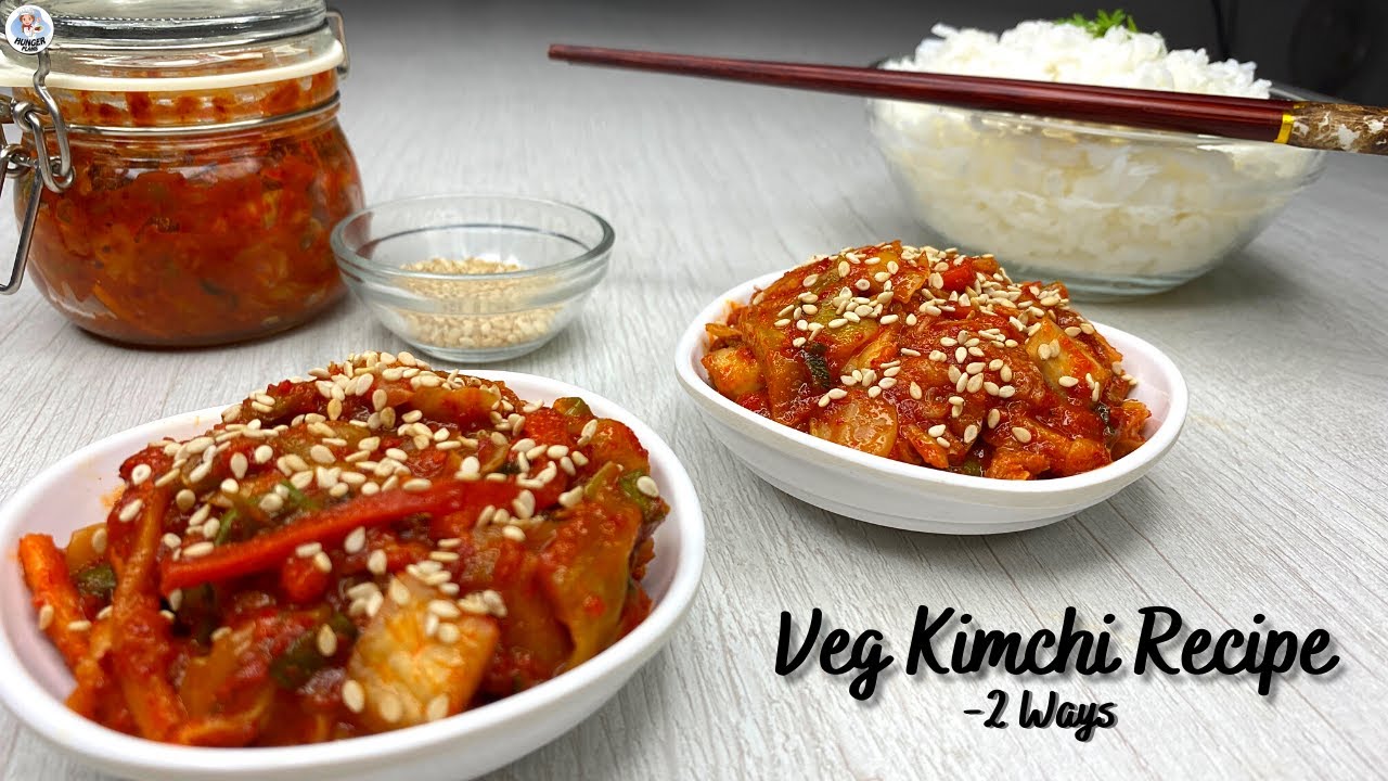 Veg Kimchi Recipe | How to Make Easy Kimchi At Home | Traditional ...