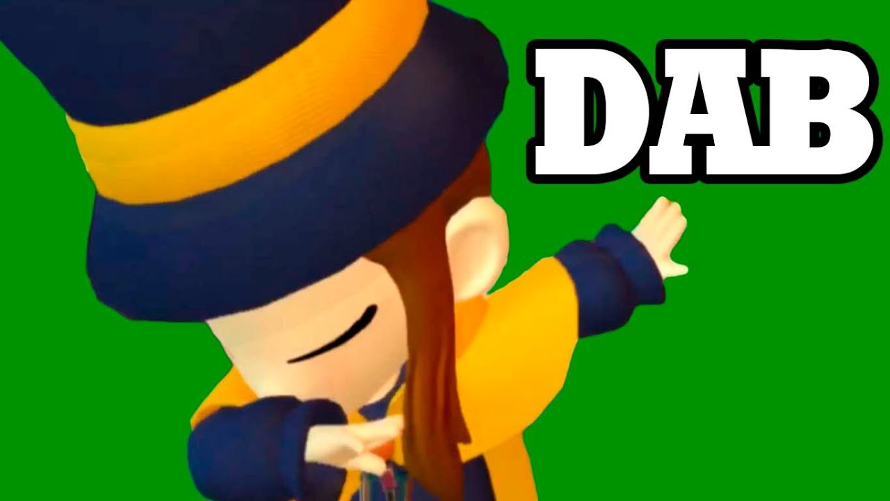 Hat kid DAB green screen - A hat in time - YouTube