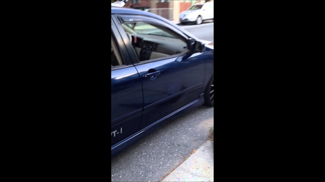 2007 Toyota Corolla Slammed/Modified update on rims - YouTube
