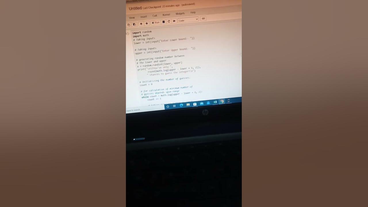 Guessing A Number Pythonforbeginners Python Pythontutorial Numpy Pythonprojects Youtube