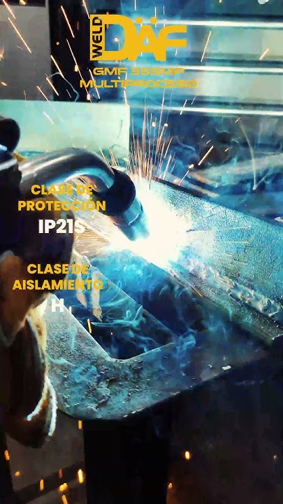 MAQUINA PARA SOLDADURA MULTIPROCESO GMF 355MP XPERFORMANCE DE WELD DAF - YouTube