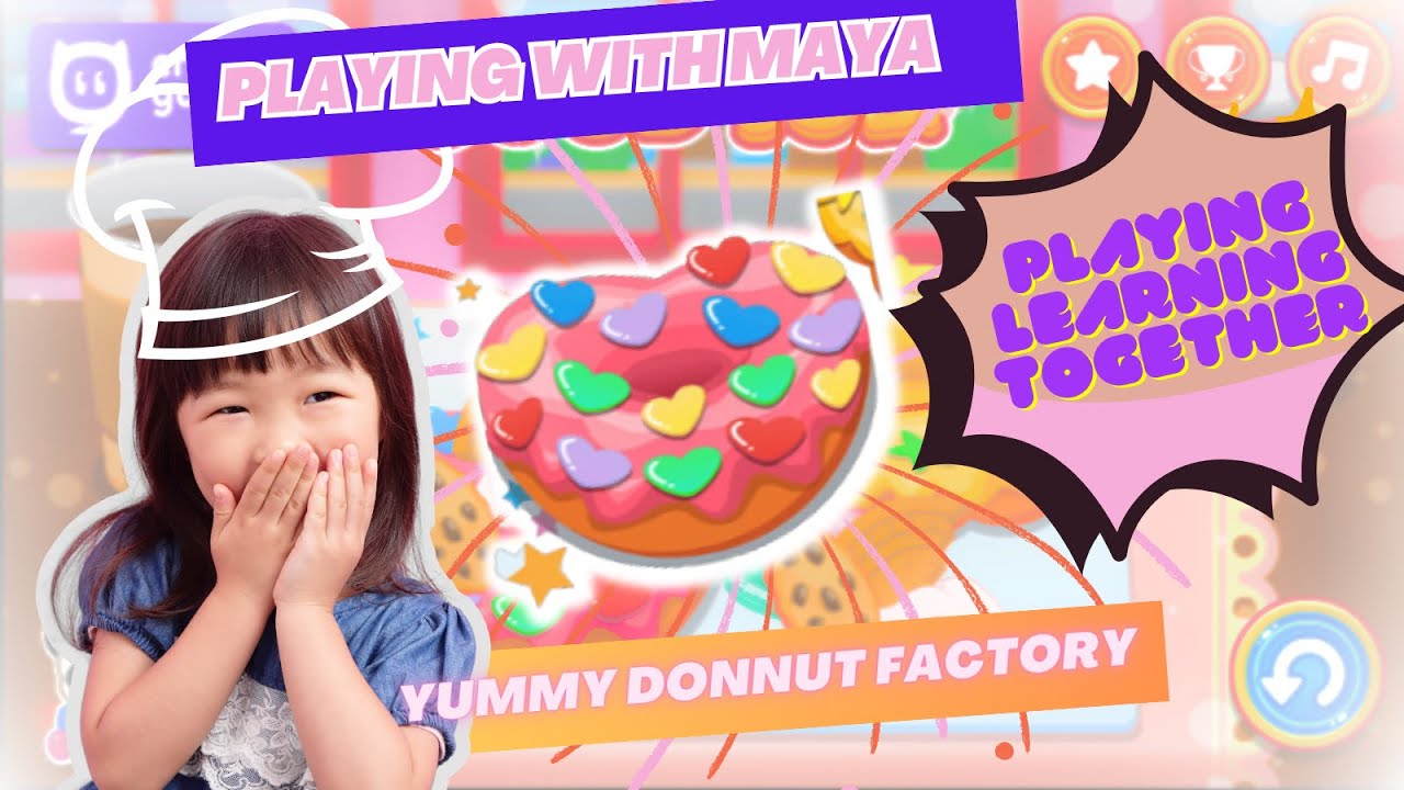 Cooking Fun for Kids : Playing Yummy Donuts Factory Game ! - YouTube