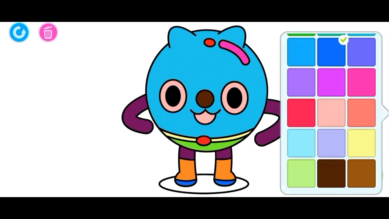 BELAJAR MEWARNAI UNTUK ANAK-ANAK || AYO MEWARNAI BONEKA MAINAN - YouTube