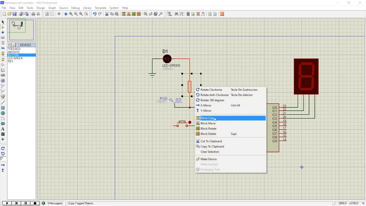 Contador del 0 al 9 utilizando flip- flop D, diseño, programación ...