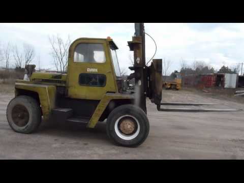 Clark CHY160D Fork Lift, 16,000 lb Capacity, - YouTube