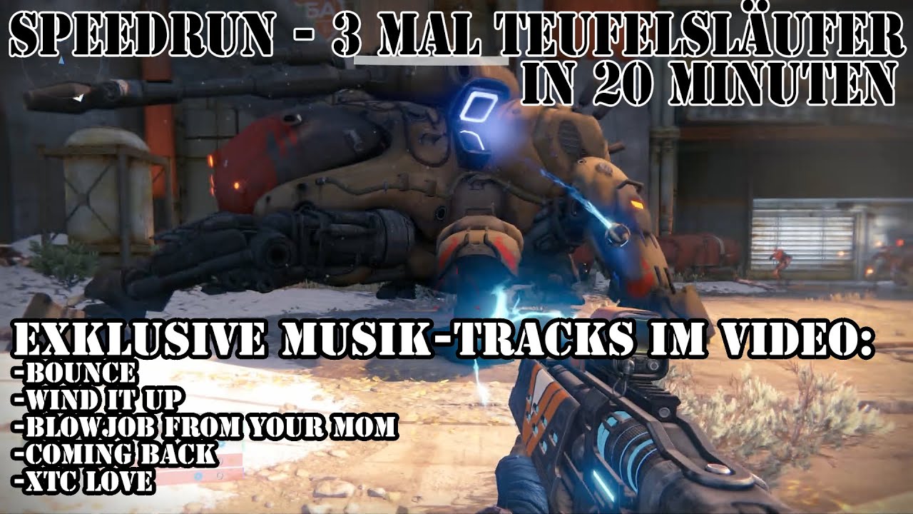 Destiny - Speedrun 3x Teufelsläufer in 20 minuten - YouTube