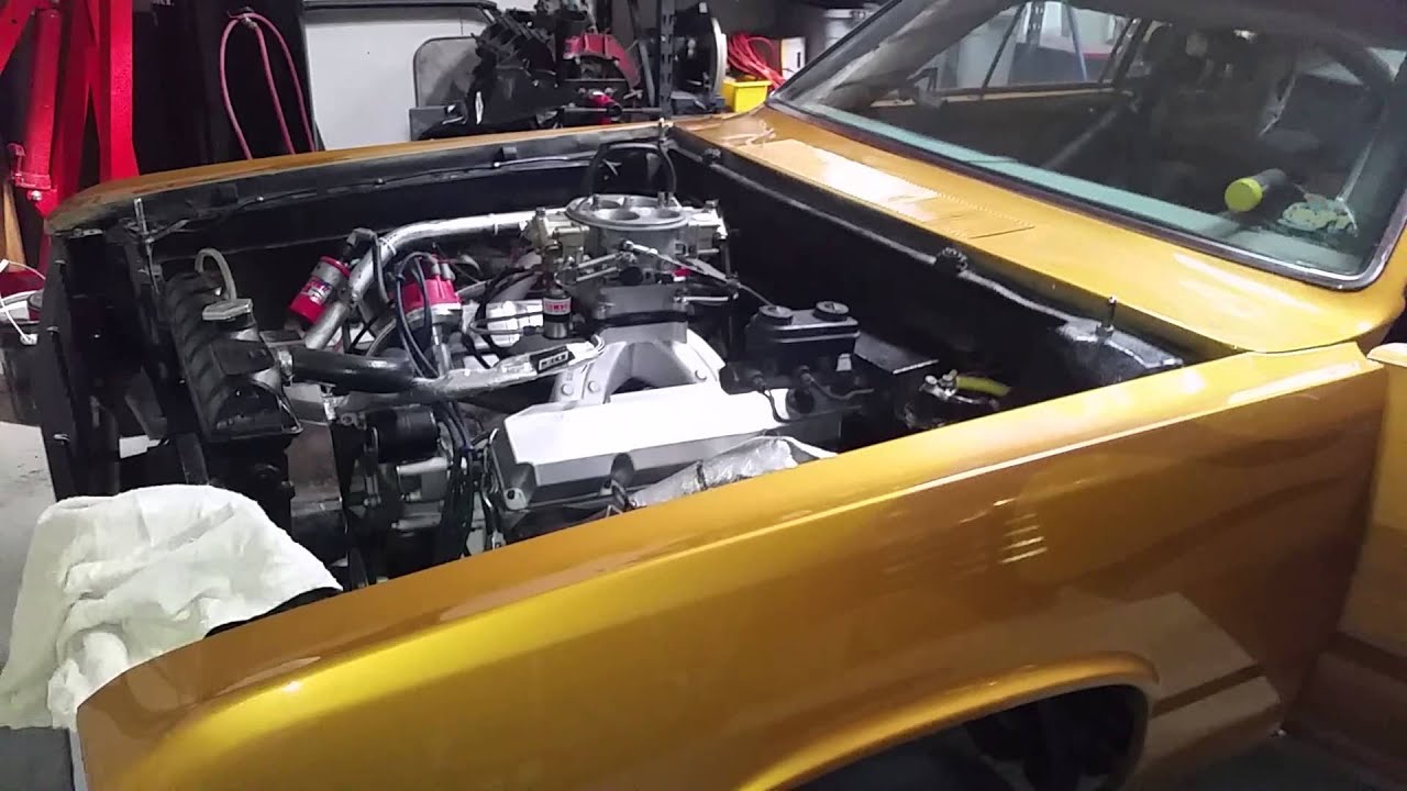 72 plymouth duster with 512 big block stroker - YouTube