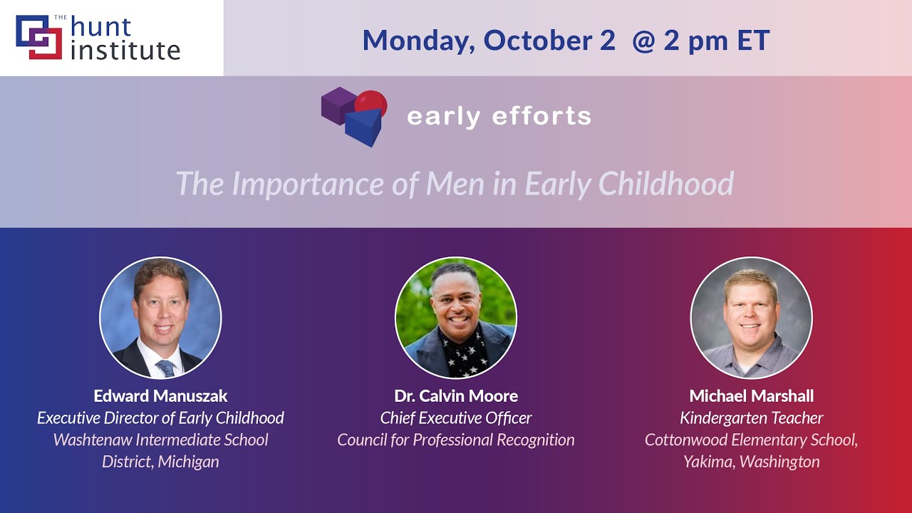 Early Efforts: The Importance of Men in Early Childhood - YouTube