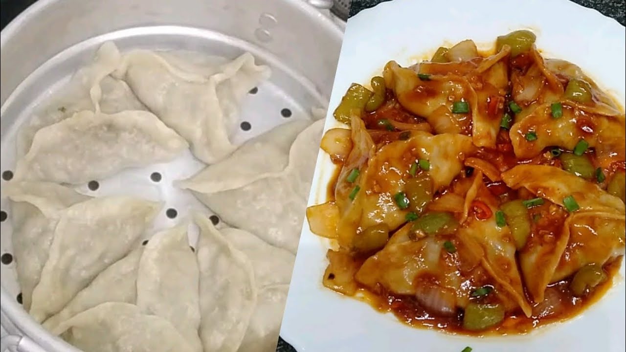 Soyabean momo 😋😋. Hot and Spicy sauce momo 😋😋. Tasty and healthy yummy ...